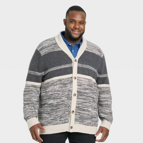 Goodfellow & Co | Sweaters | New Mens Goodfellow Big Tall Chunky Shawl ...